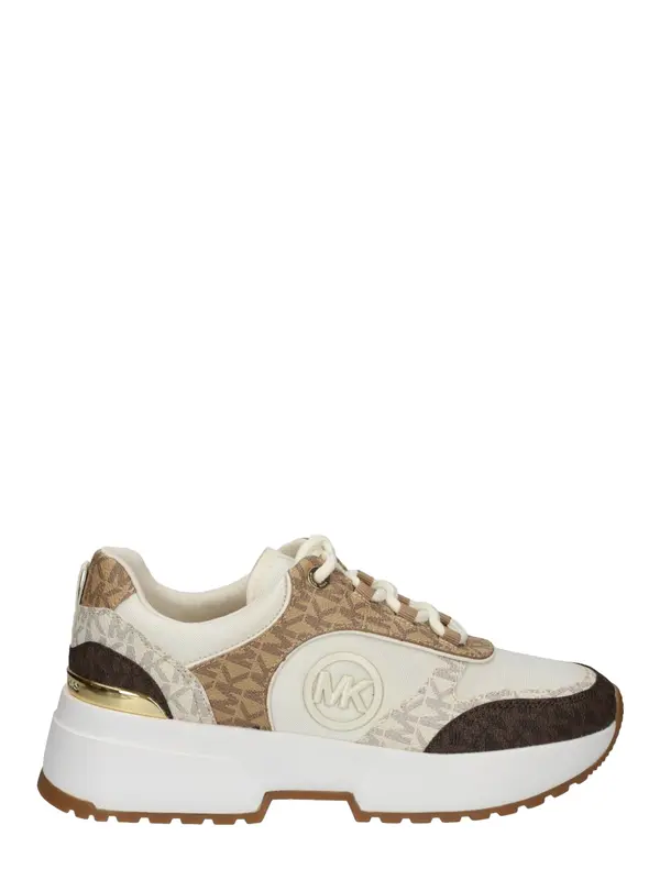 Michael Kors Percy Monogram Sneakers - Neutrals