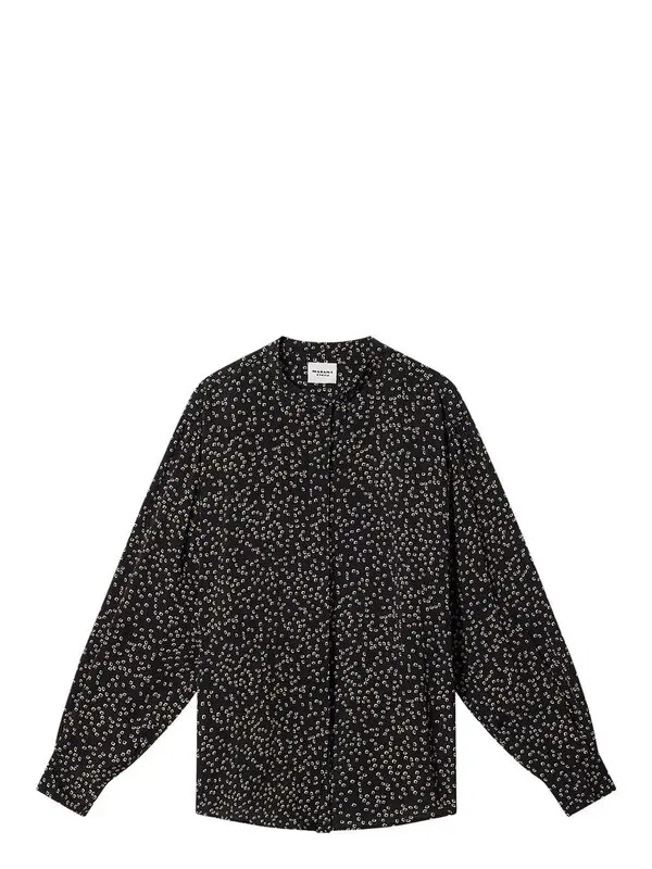 MARANT ETOILE Catchell Printed Shirt - Black