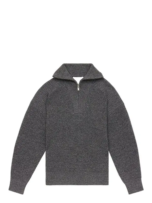 Isabel Marant Benny Ribbed Sweater - Dark Gray