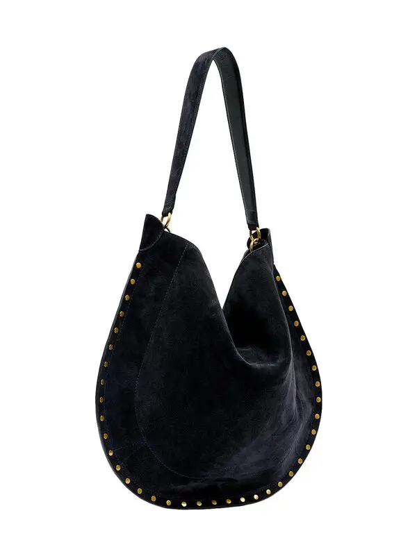 Isabel Marant Oskan Hobo Soft Bag - Black