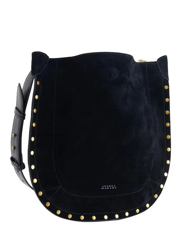 Isabel Marant Oskan Soft Shoulder Bag - Black