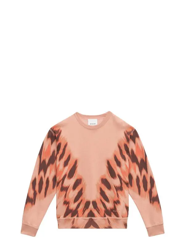 Isabel Marant Mikoy Cotton Jersey Sweatshirt - Orange