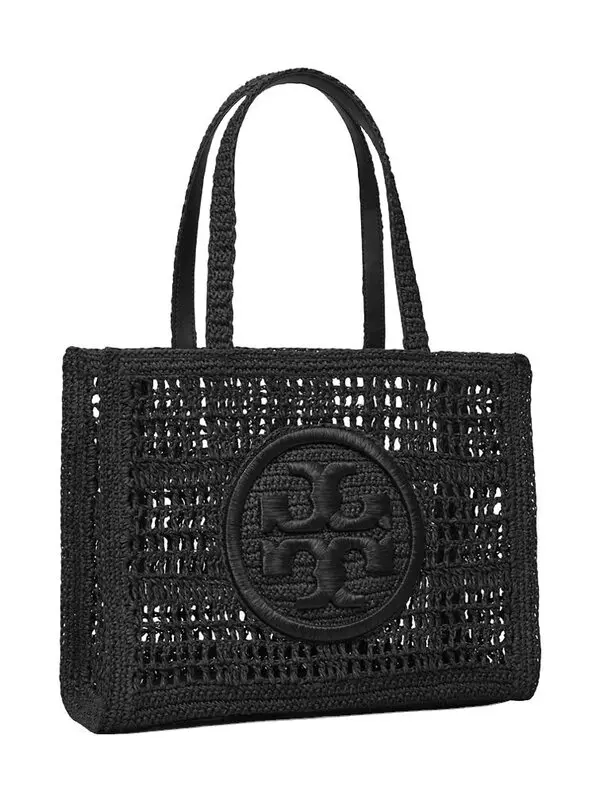 Tory Burch Small Ella Hand-crocheted Tote - Black