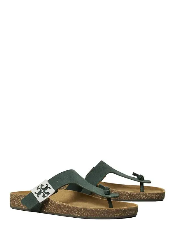 Tory Burch Mellow T-strap Sandal - Warm Teal/light Teak