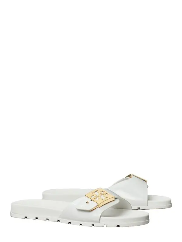 Tory Burch Mellow Slide - White/gold