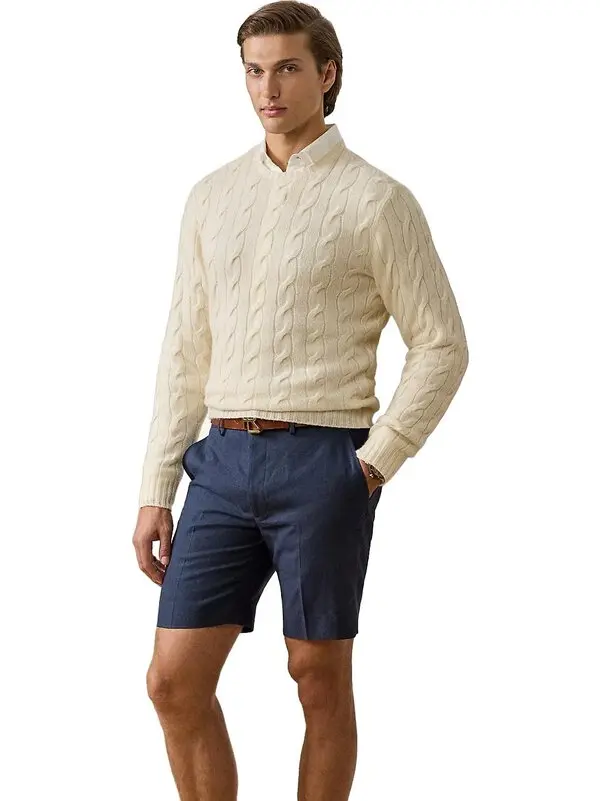 Ralph Lauren Gregory Tailored Linen Short - Classic Chairman Navy