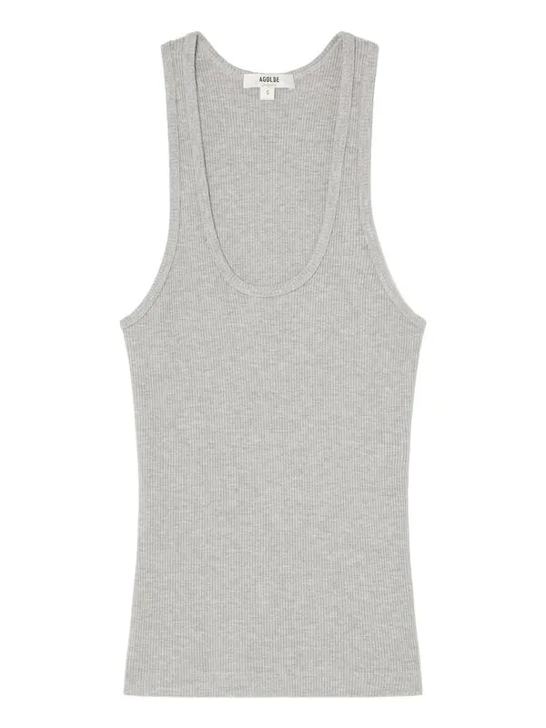 AGOLDE Bianca Tank - Grey Heather