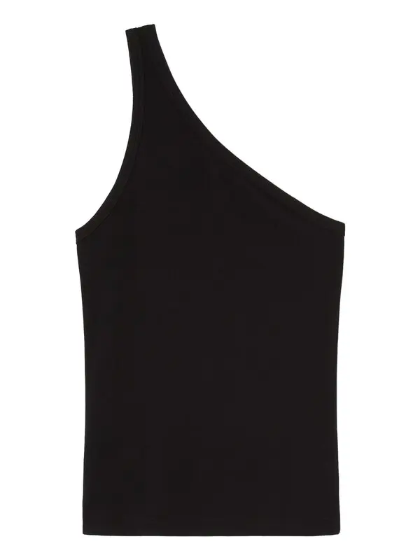 AGOLDE Brita One-shoulder Tank - Black