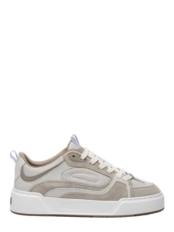 CLEENS Essential Panelled Mesh Sneakers - Beige
