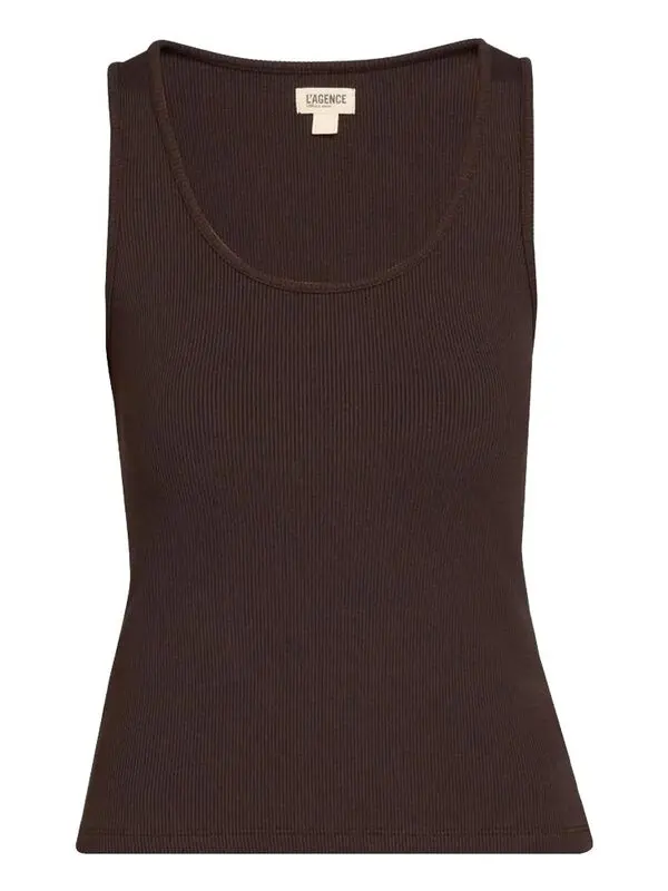 L'Agence Adira Tank Top - Dark Java