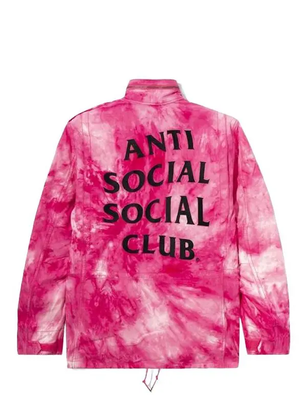 ANTI SOCIAL SOCIAL CLUB Alpha Industries X Assc M65 Jacket - Tie Dye Pink