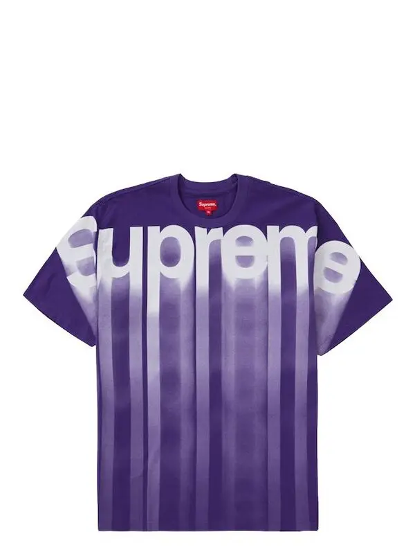 Supreme Bleed Logo Short Sleeve Top - Purple