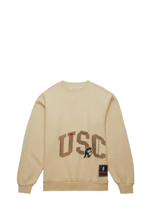 TRAVIS SCOTT X Mitchell & Ness Usc Trojans Pullover Sweatshirt - Tan