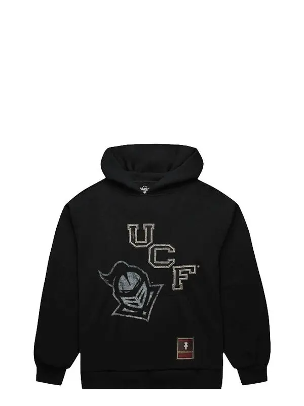 TRAVIS SCOTT X Mitchell & Ness Ucf Knights Overlap Pullover Hoodie - Black