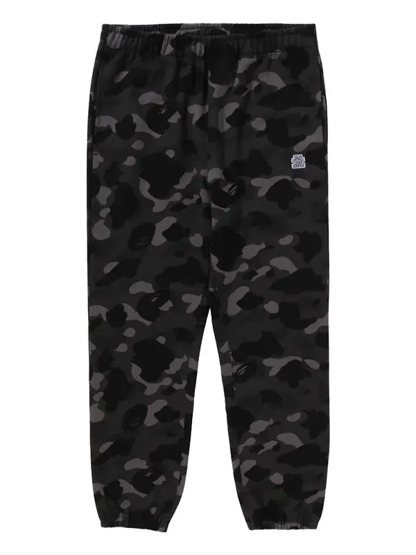A BATHING APE X Eye Patch Camo Sweat Pants - Black