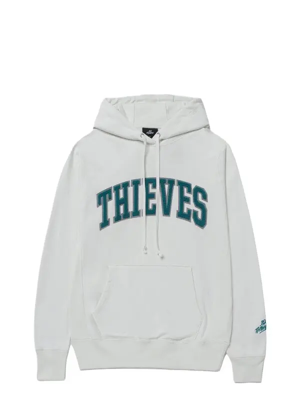 100 THIEVES Alumni Collection Chenille Hoodie - Off White