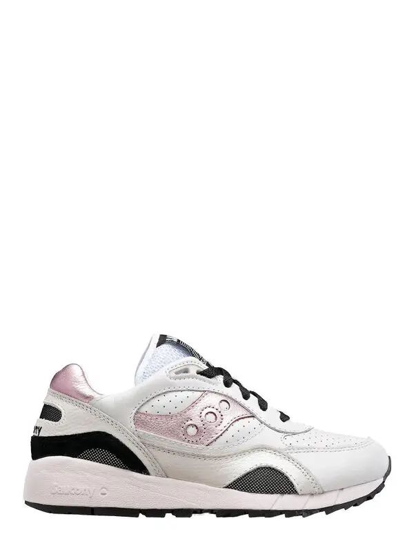 Saucony Shadow 6000 Metallic Sneakers - White/pink
