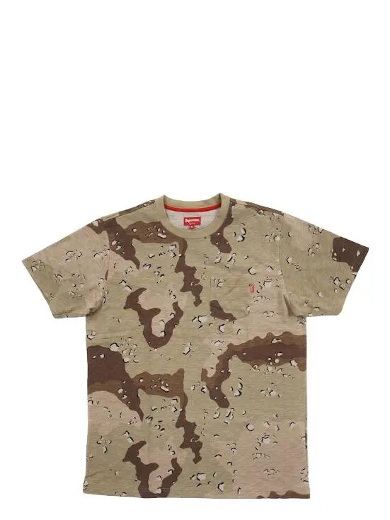 Supreme Pocket Tee Shirt - Desert Camo