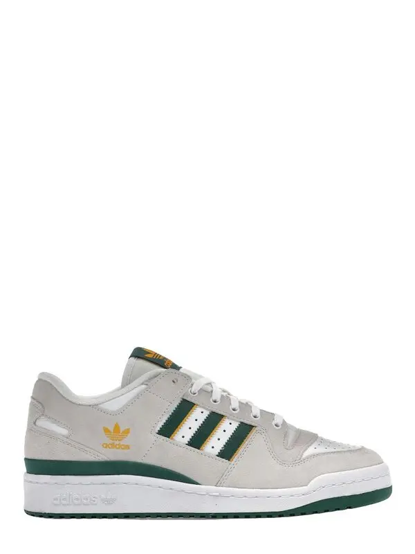Adidas Forum 84 Low Adv Sneakers - Crystal White/dark Green/preloved Yellow