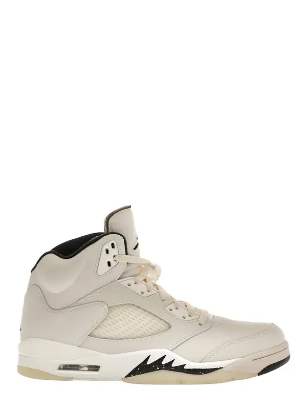 JORDAN 5 Retro Se High-top Sneakers - Sail/black/light Orewood Brown