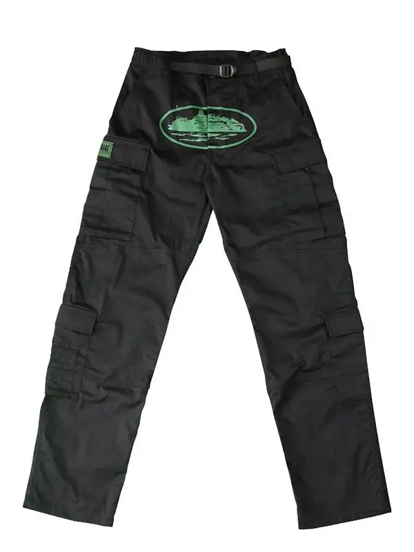 CORTEIZ Mula Guerillaz Cargo Pants - Black/green