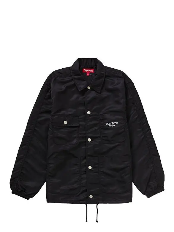 Supreme Nylon Chore Coat - Black
