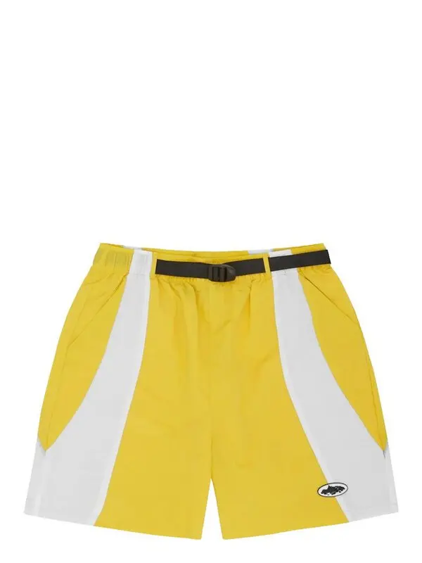 CORTEIZ Belted Spring Shorts - Yellow