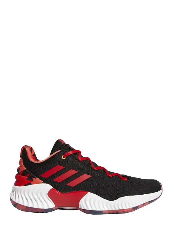 Adidas Pro Bounce 18 Low Sneakers - Core Black/red/footwear White