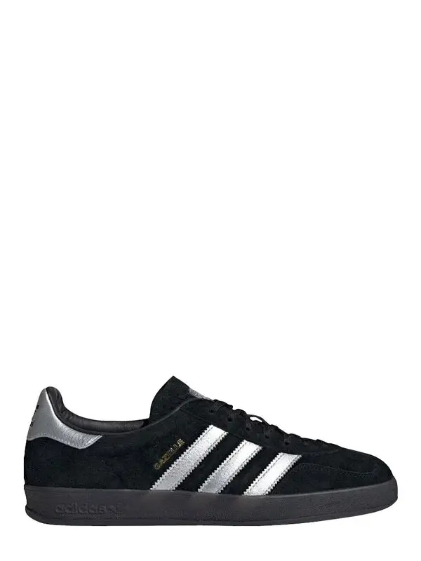 Adidas Gazelle Indoor Sneakers - Core Black/matte Silver/grey Two