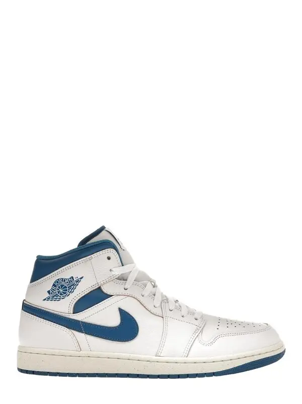 JORDAN 1 Mid Se Sneakers - White/sail/industrial Blue