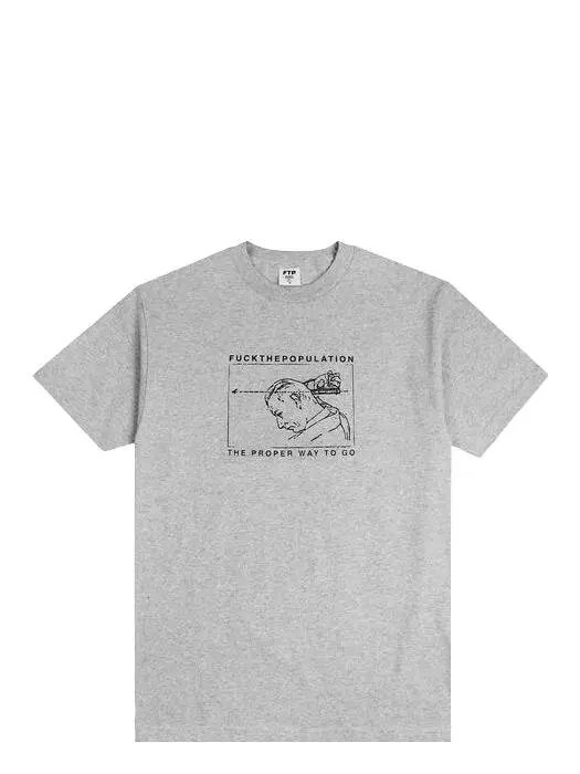 FTP Last Resort Tee Shirt - Heather Gray