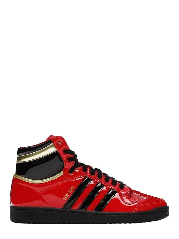 Adidas Top Ten Hi Sneakers - Scarelet Red/core Black/cloud White