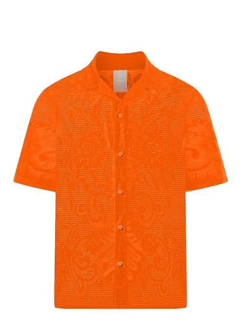 Nike X Nocta Drapers Button Upin - Safety Orange/total Orange