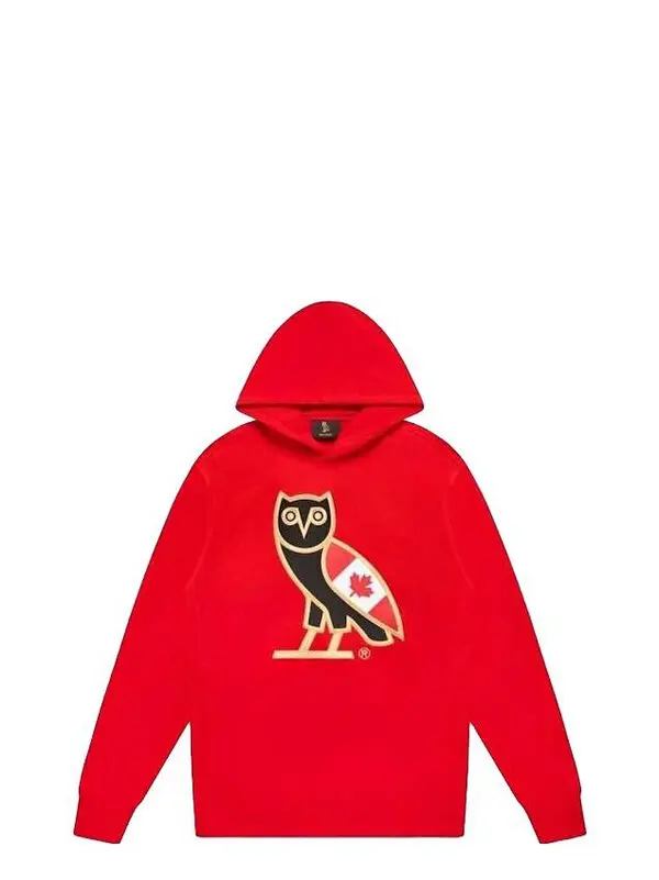 OVO Og Owl Hooded Sweatshirt - Red