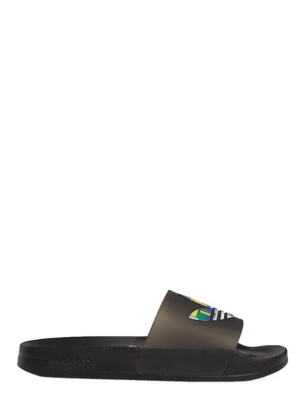 Adidas Adilette Lite Pride Slides - Core Black