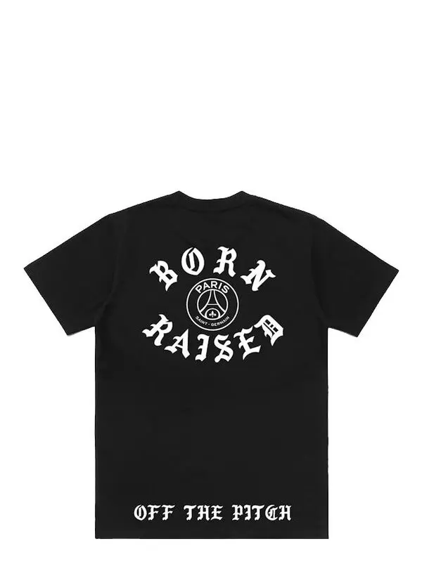 BORN X RAISED X Psg Off The Pitch Tee Shirt - Black