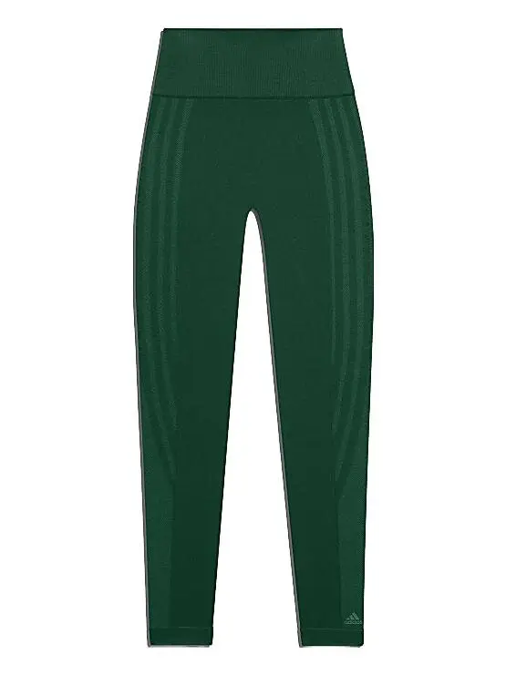 Adidas Ivy Park Circular Knit 3stripes Tights - Dark Green