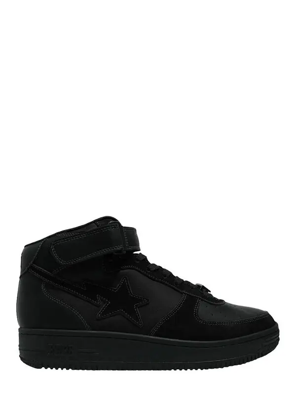 BAPE Sta Mid Sneakers - Black