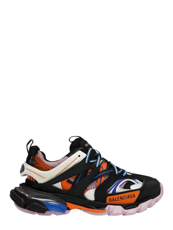 Balenciaga Track Sneakers - Black/orange/pink