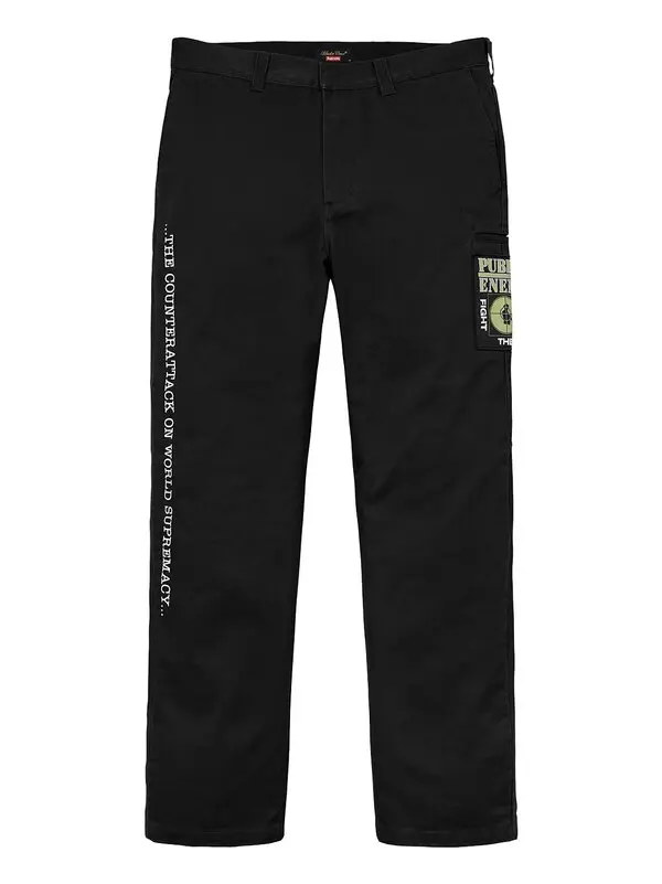 Supreme Undercover/public Enemy Work Pant - Black