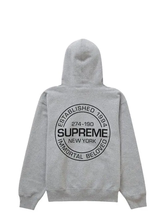 Supreme Immortal Hooded Sweatshirt - Heather Grey