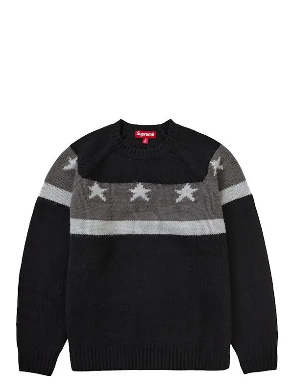 Supreme Stars Sweater - Black