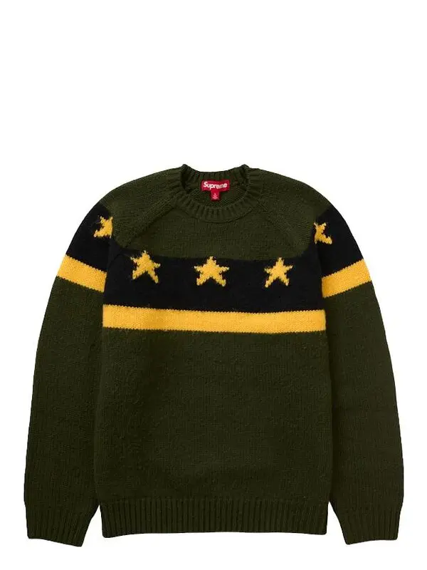 Supreme Stars Sweater - Green