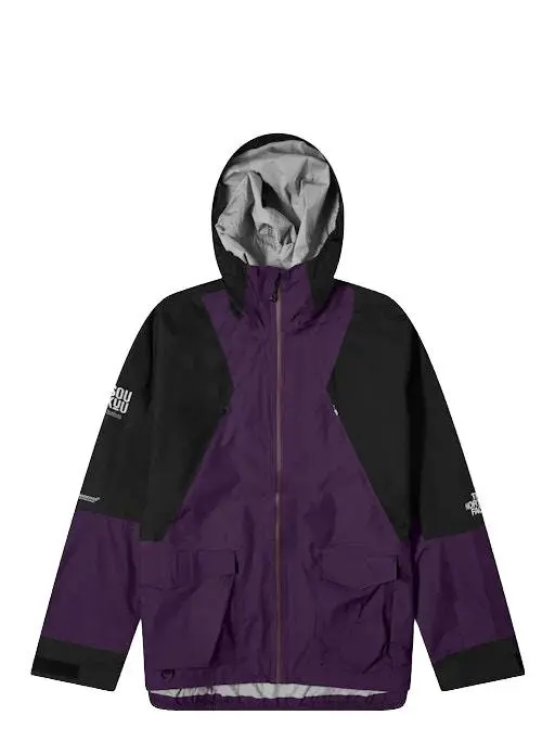 The North Face X Undercover Soukuu Hike Packable Mountain Light Shell Jacket - Purple Pennant/tnf Black