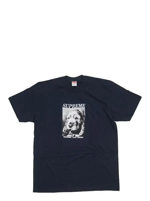 Supreme Remember Tee Shirt - Navy Blue