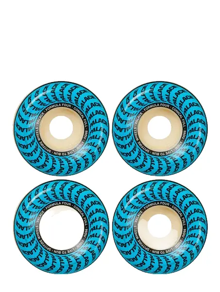 PALACE X Spitfire Conical Full Formula Four Natural 51mm Wheels - White/blue