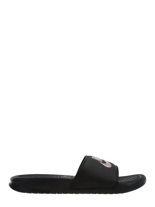 Nike Benassi Jdi Slides - Black/rose Gold