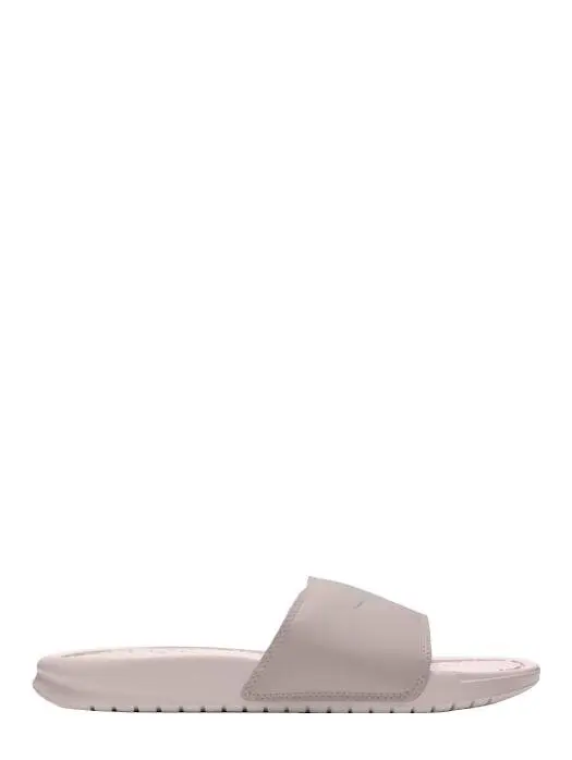 Nike Benassi Jdi Slides - Particle Rose/metallic Silver
