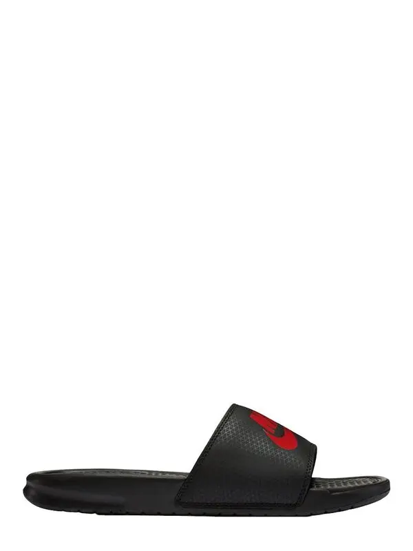 Nike Benassi Jdi Slides - Black/challenge Red