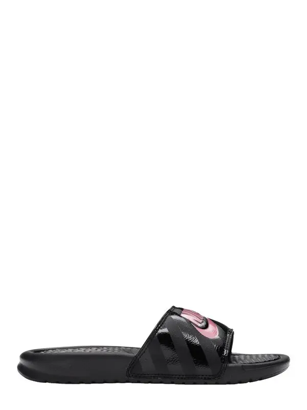 Nike Benassi Jdi Slides - Black/vivid Pink